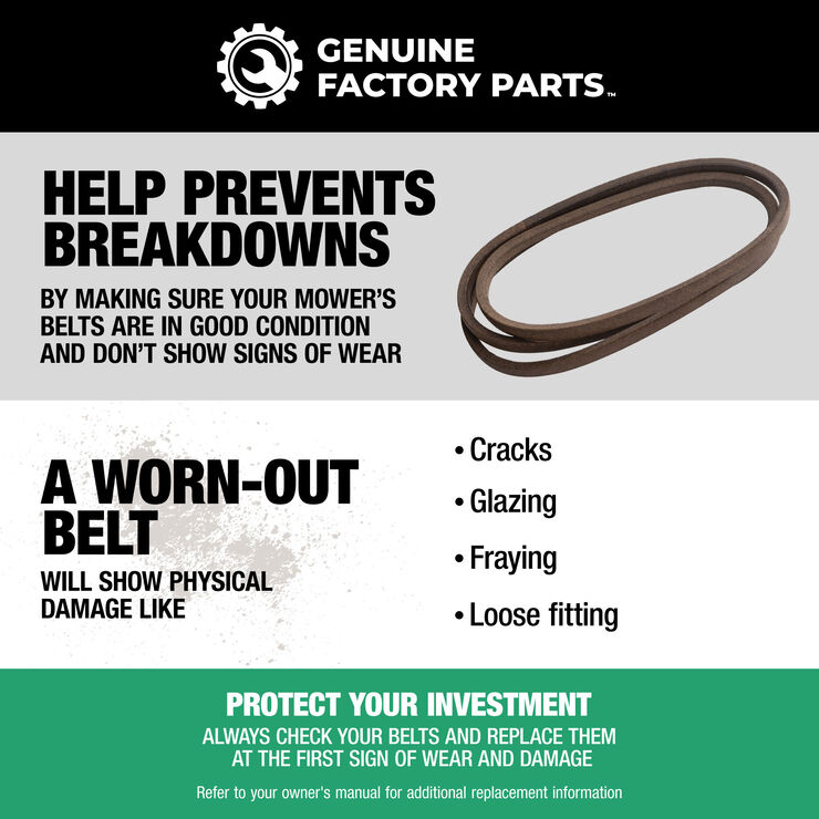 Riding Mower 50-Inch Deck Belt - 490-501-F118 | Troy-Bilt Canada