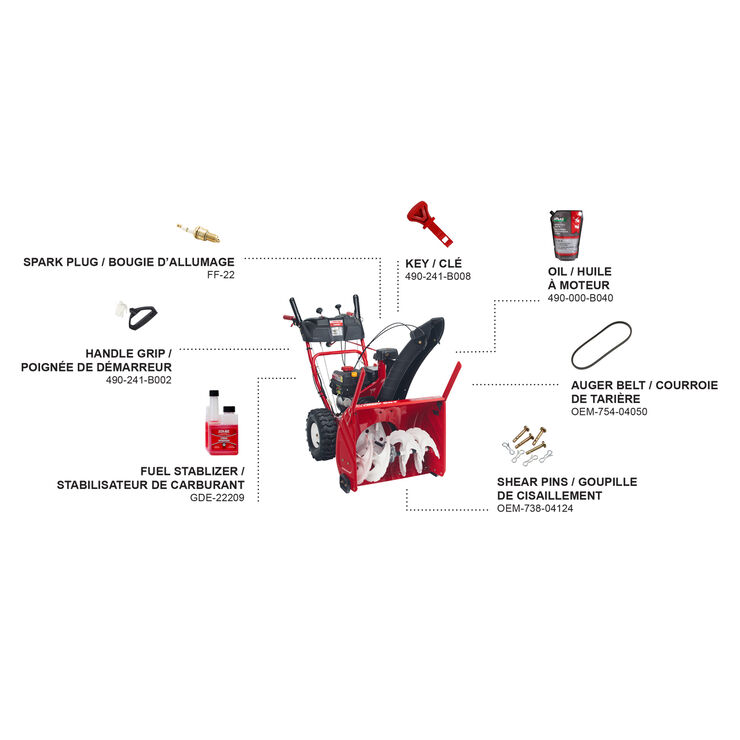 Storm 2435 Snow Blower - 31AM5CP2563 | Troy-Bilt Canada